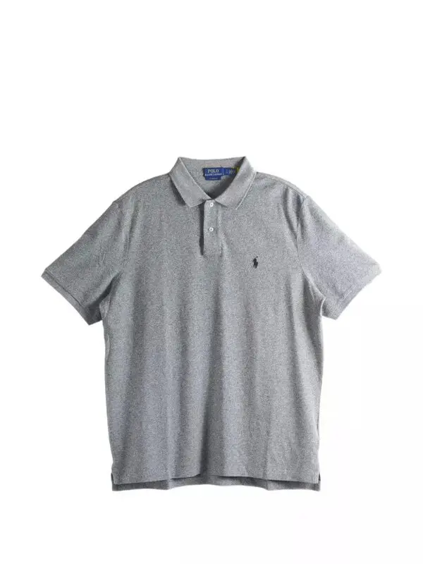 Polo Ralph Lauren Embroidered Logo Polo Shirt - Grey