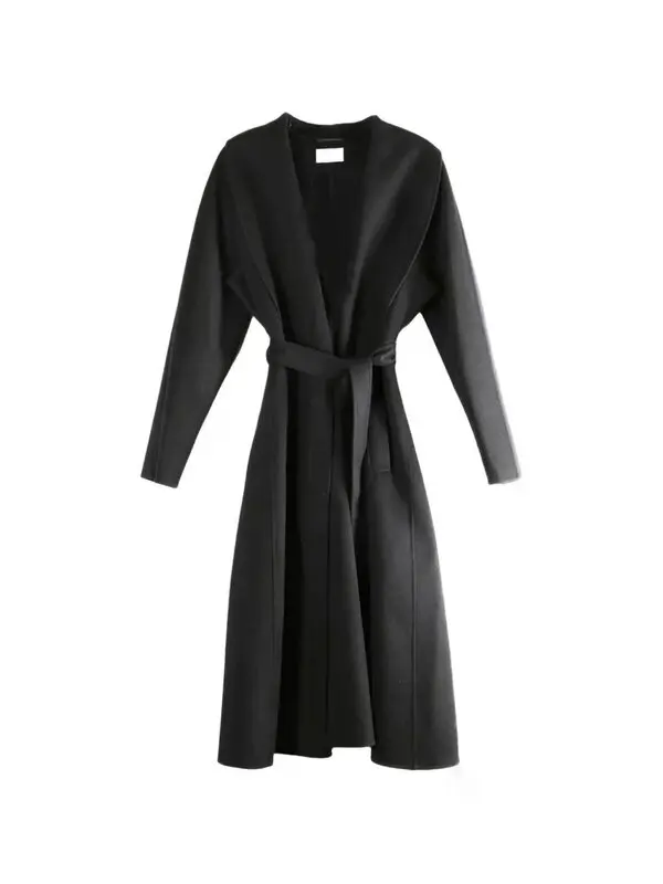 THE ROW Belted Coat With Shawl Lapels