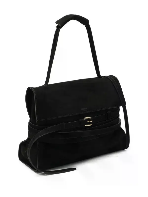 Moschino Medium Tie Me Tote - Black