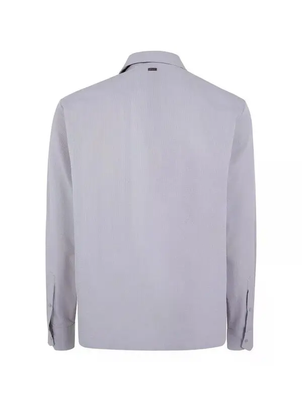 Herno Seersucker Textured Shirt Jacket