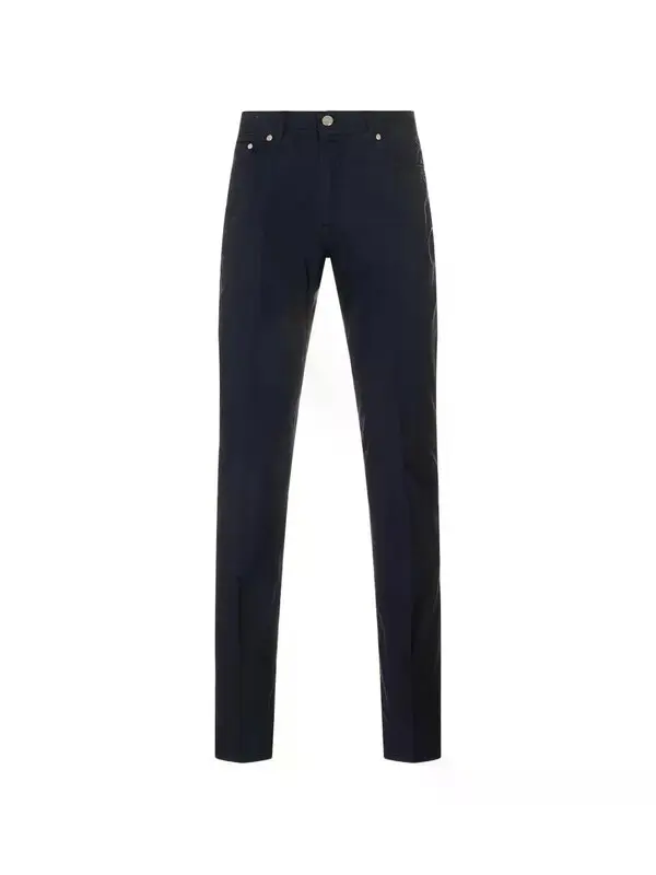 B SETTECENTO Five-pocket Trousers With Logo Patch