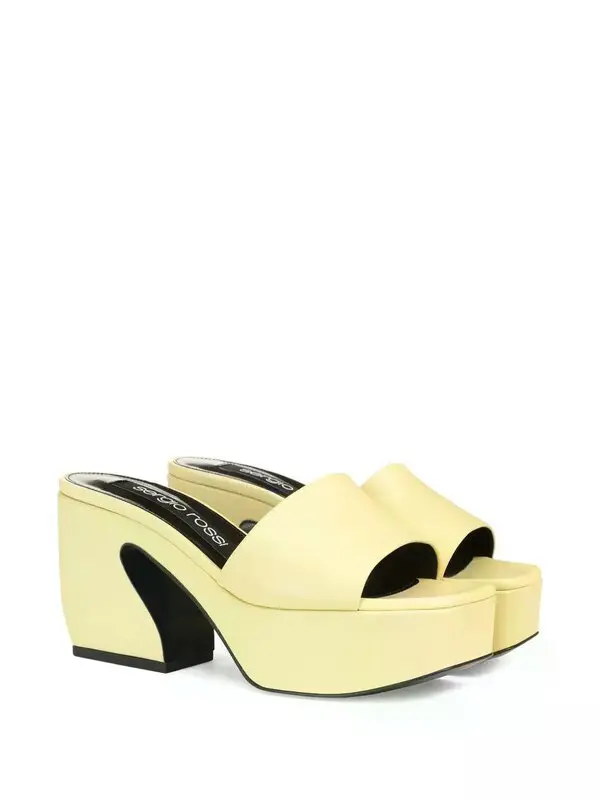 SERGIO ROSSI Platform Sandals - Yellow