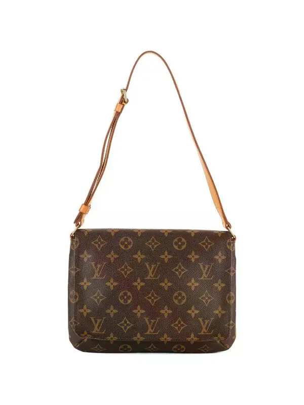LOUIS VUITTON Musette Tango Monogram Shoulder Bag - Brown
