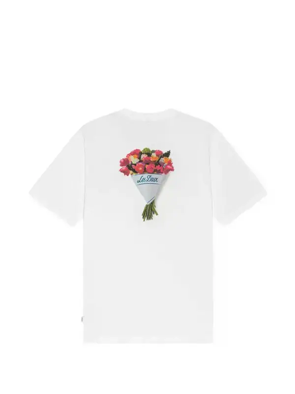 LES DEUX Bouquet-print T-shirt