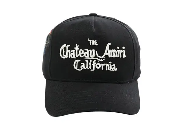 Amiri Chateau Cap - Black