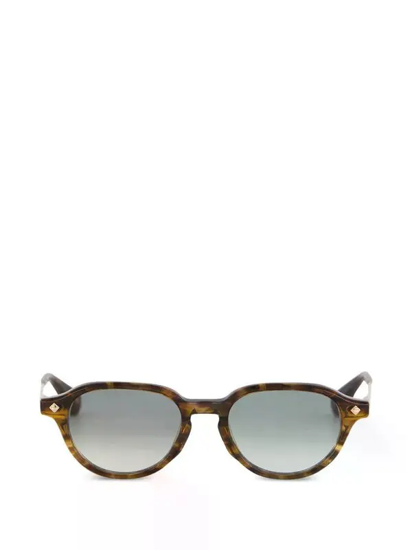 LUNETTERIE GÉNÉRALE Après-ski Round-frame Sunglasses - Brown