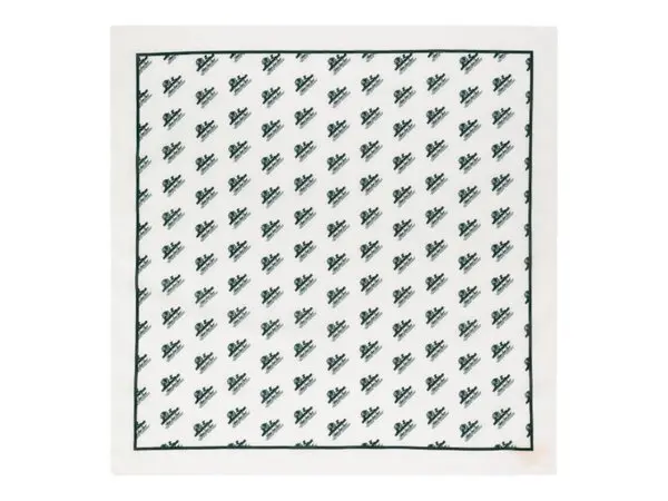 Aimé Leon Dore Unisphere Repeat Print Bandana - Cream/green
