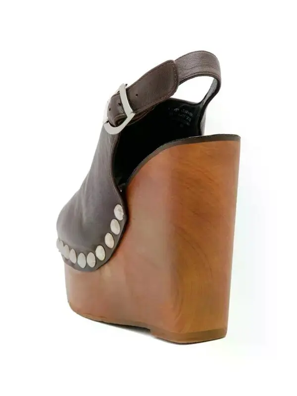 Jeffrey Campbell Stud Embellished Wedge Sandals