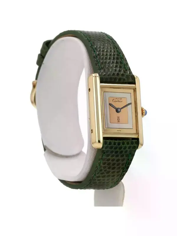 Cartier 1990s Tank Must 23mm Watch - Orange