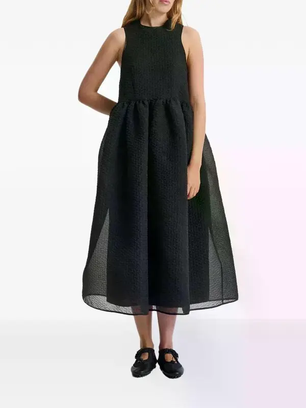 Cecilie Bahnsen Dora Bow-detail Cloqué Dress