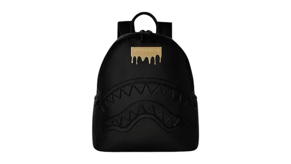 SPRAYGROUND Brick Drip Savage Backpack - Black/gold