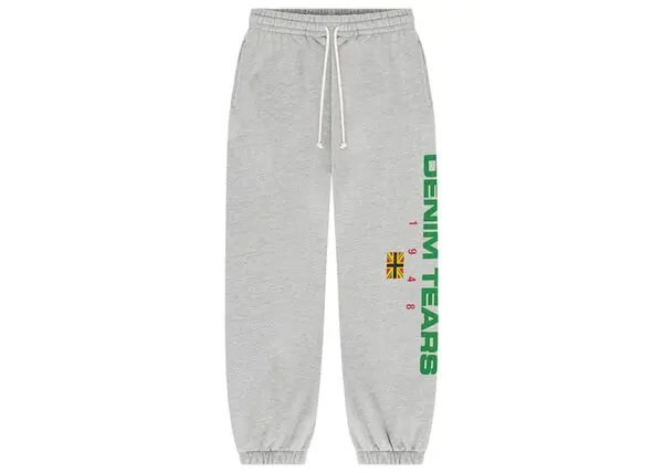 DENIM TEARS Windrush Empire 1948 Sweatpant - Grey