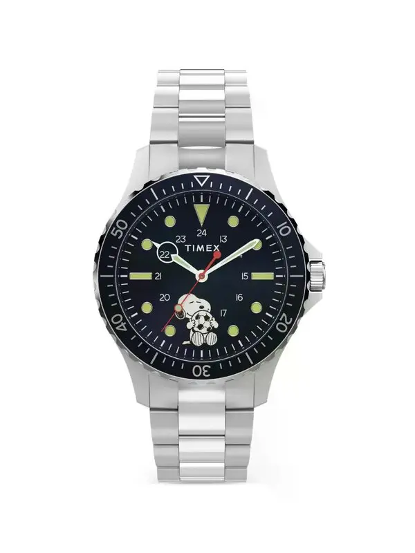 TIMEX X Peanuts® Snoopy Soccer 41mm Watch - Blue