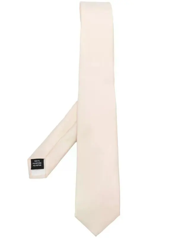 Tagliatore Pointed-tip Neck Tie - Neutrals