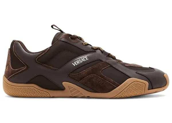 Versace Galaxia Gum Sneakers - Brown