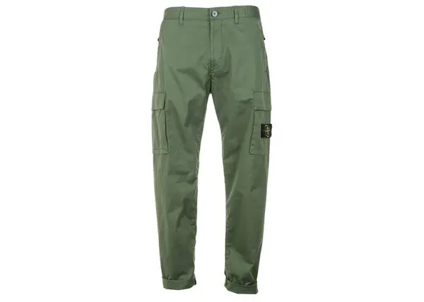 Stone Island Slim Cargo Pants - Olive