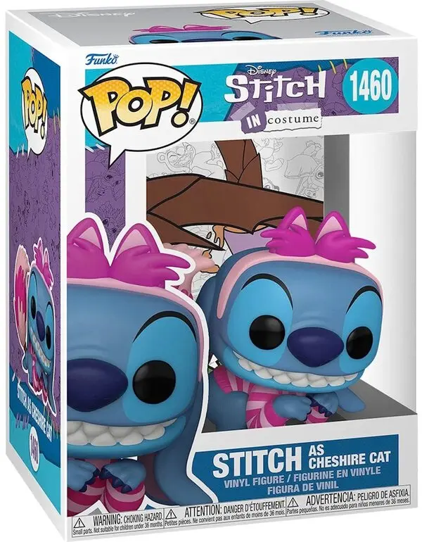 FUNKO Pop! Disney Stitch As Cheshire Cat Figure #1460 - Multicolor