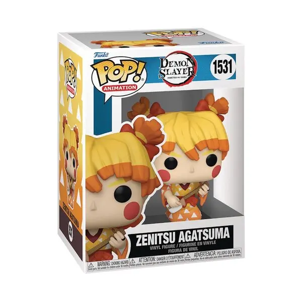 FUNKO Pop! Animation: Demon Slayer Zenitsu Agatsuma Figure #1531 - Multicolor