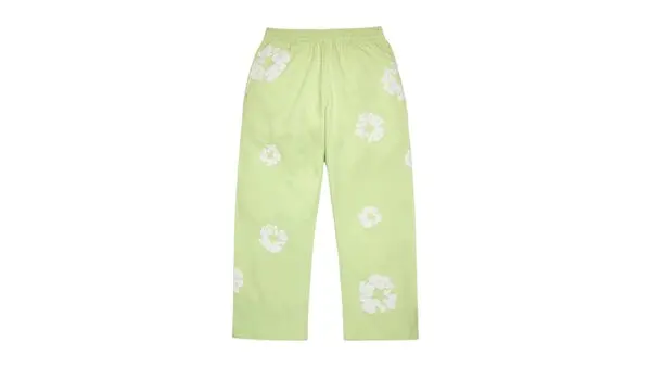 DENIM TEARS Cotton Wreath Baggy Sweatpants - Mint