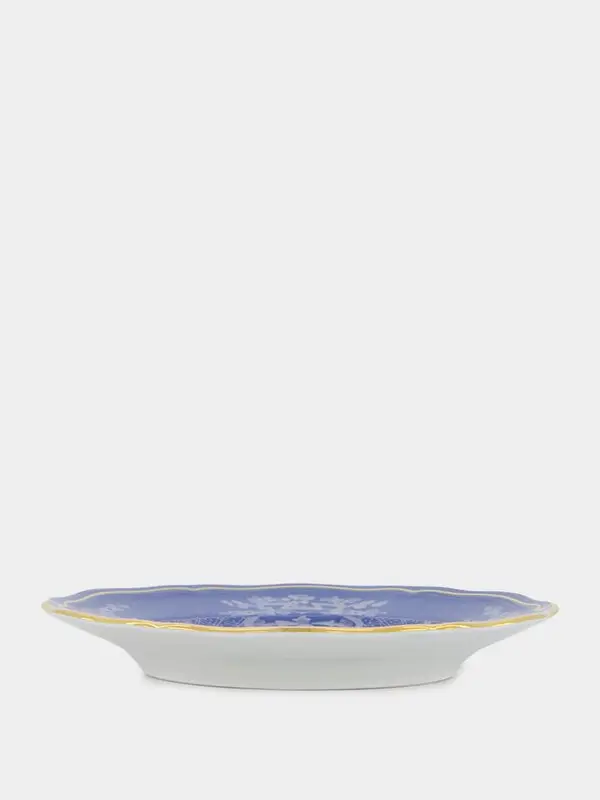 GINORI 1735 Oriente Italiano Pervinca Bread Plate - Blue