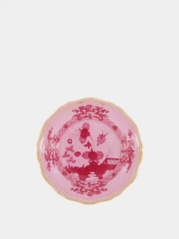 GINORI 1735 Oriente Italiano Porpora Bread Plate - Pink