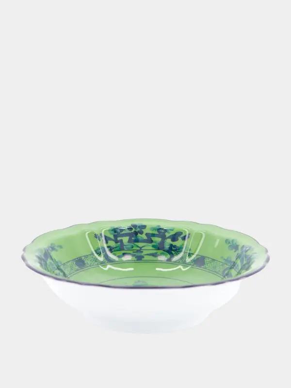 GINORI 1735 Oriente Italiano Malachite Fruit Bowl - Green