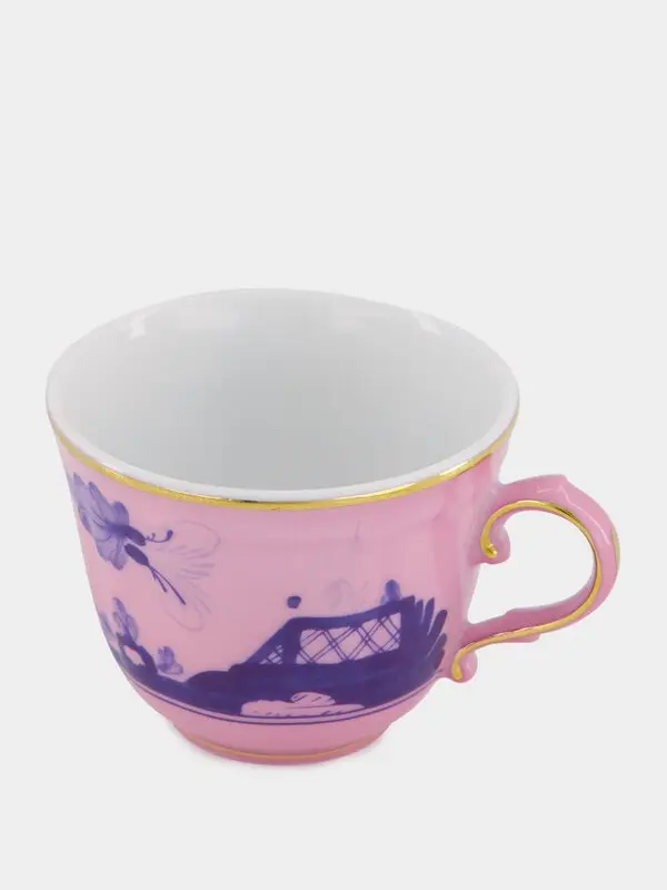 GINORI 1735 Oriente Italiano Azalea Coffee Cup - Pink