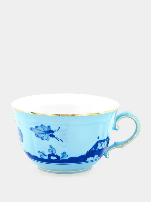 GINORI 1735 Oriente Italiano Iris Tea Cup - Blue