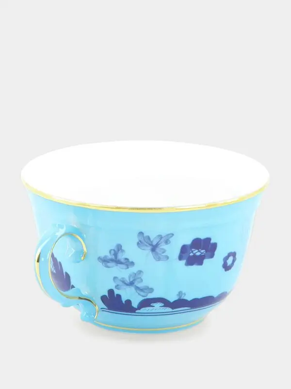 GINORI 1735 Oriente Italiano Iris Tea Cup - Blue