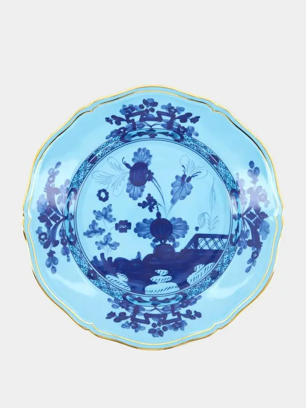 GINORI 1735 Oriente Italiano Iris Dinner Plate - Blue