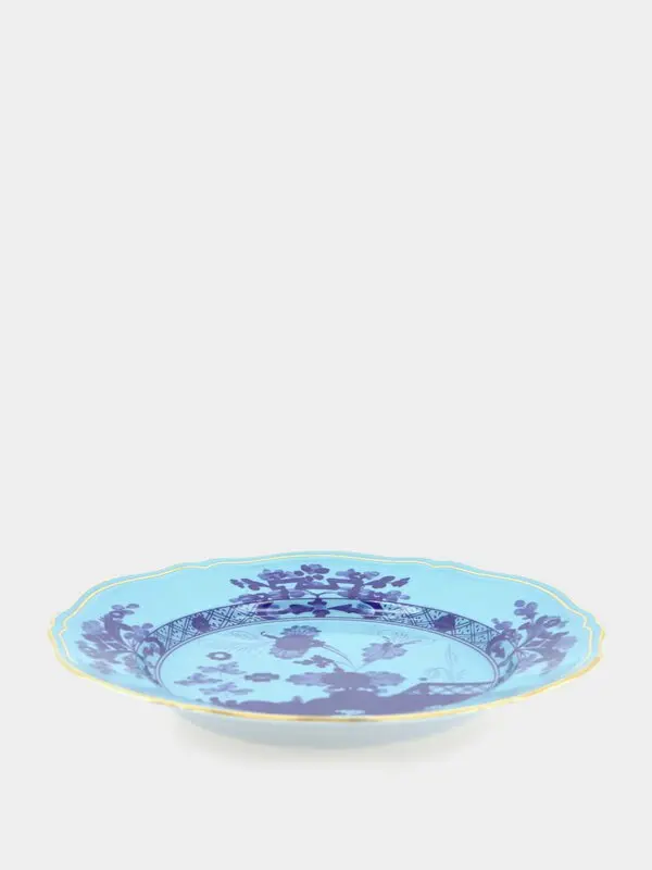 GINORI 1735 Oriente Italiano Iris Dinner Plate - Blue