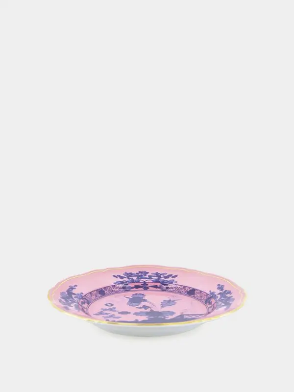 GINORI 1735 Oriente Italiano Azalea Dessert Plate - Pink