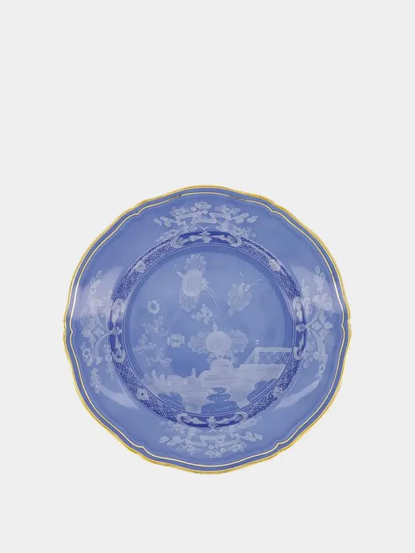 GINORI 1735 Oriente Italiano Pervinca Dessert Plate - Blue