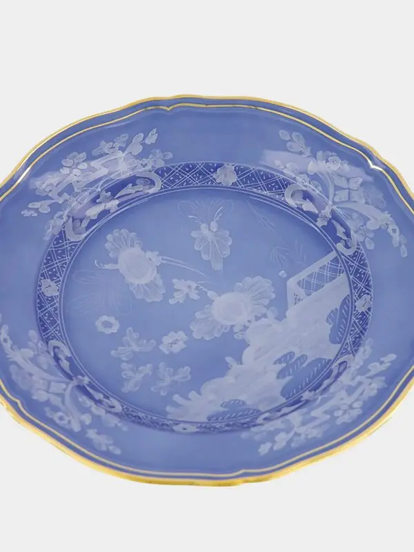 GINORI 1735 Oriente Italiano Pervinca Dessert Plate - Blue