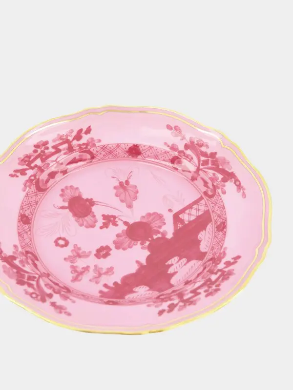 GINORI 1735 Oriente Italiano Porpora Dessert Plate - Pink