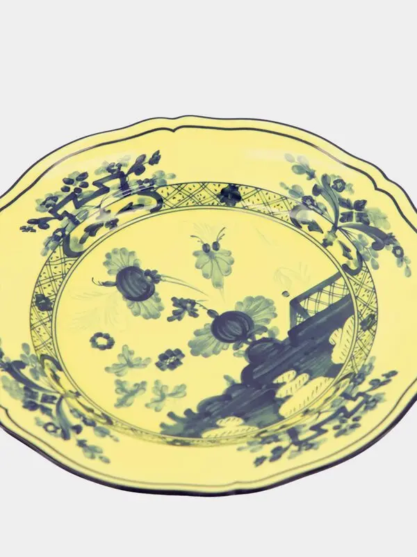 GINORI 1735 Oriente Italiano Citrino Dessert Plate - Yellow