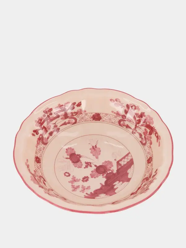 GINORI 1735 Oriente Italiano Fruit Bowl - Red