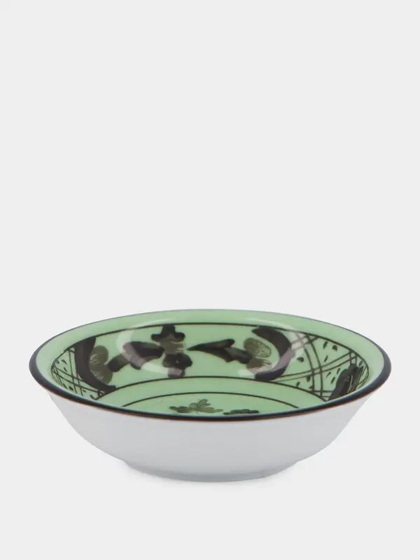 GINORI 1735 Oriente Italiano Bario Soy Sauce Cup - Green