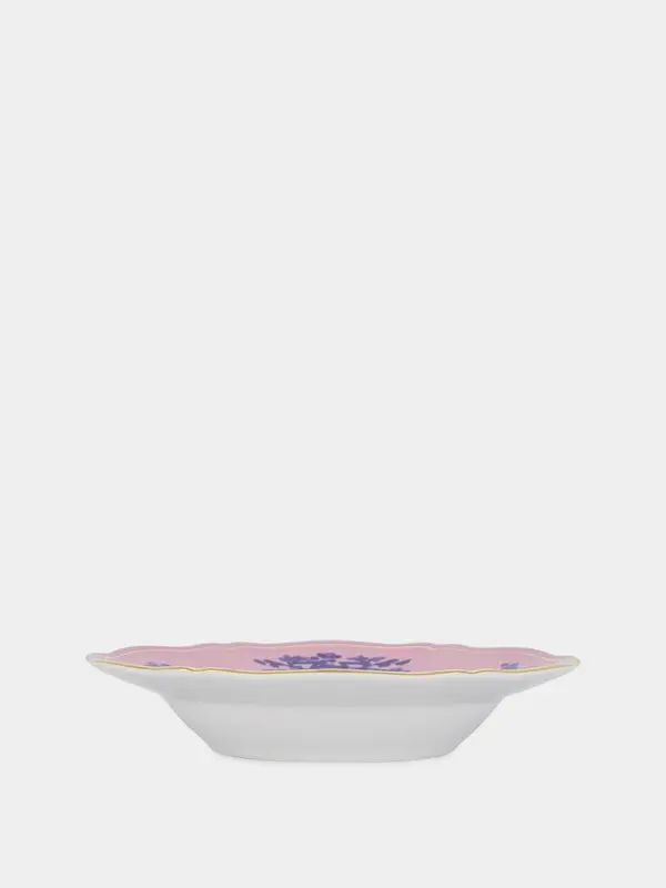 GINORI 1735 Oriente Italiano Azalea Soup/pasta Plate - Pink