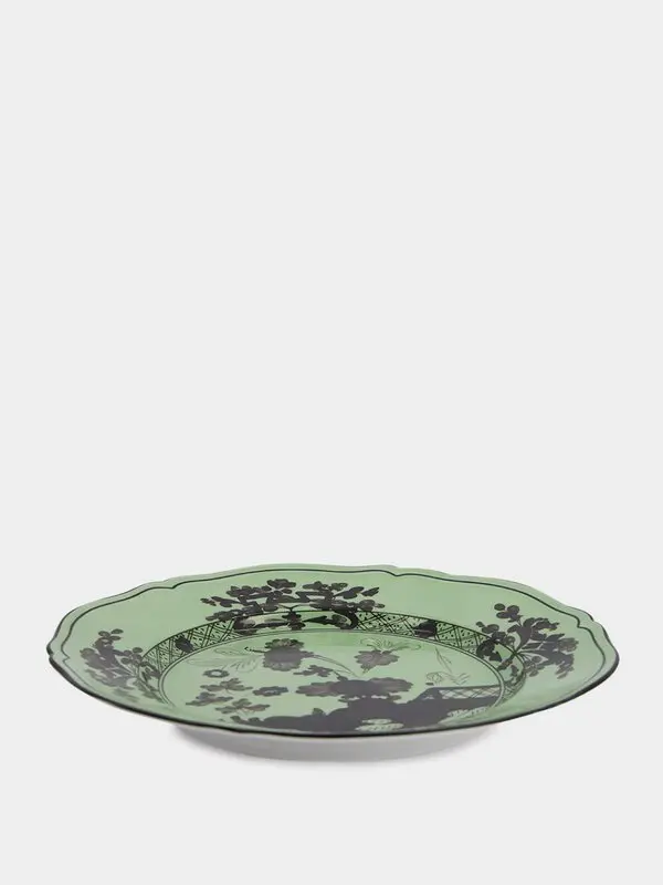 GINORI 1735 Oriente Italiano Bario Dinner Plate - Green