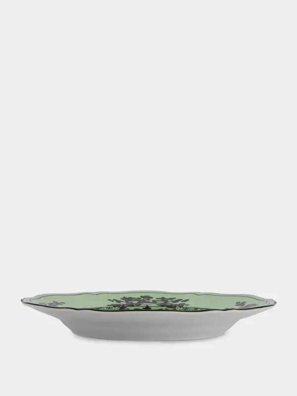 GINORI 1735 Oriente Italiano Bario Dinner Plate - Green