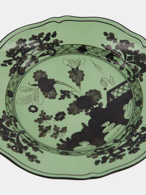 GINORI 1735 Oriente Italiano Bario Dinner Plate - Green