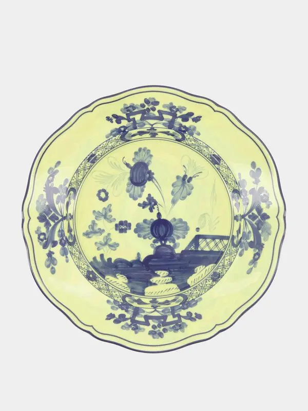 GINORI 1735 Oriente Italiano Citrino Dinner Plate - Yellow