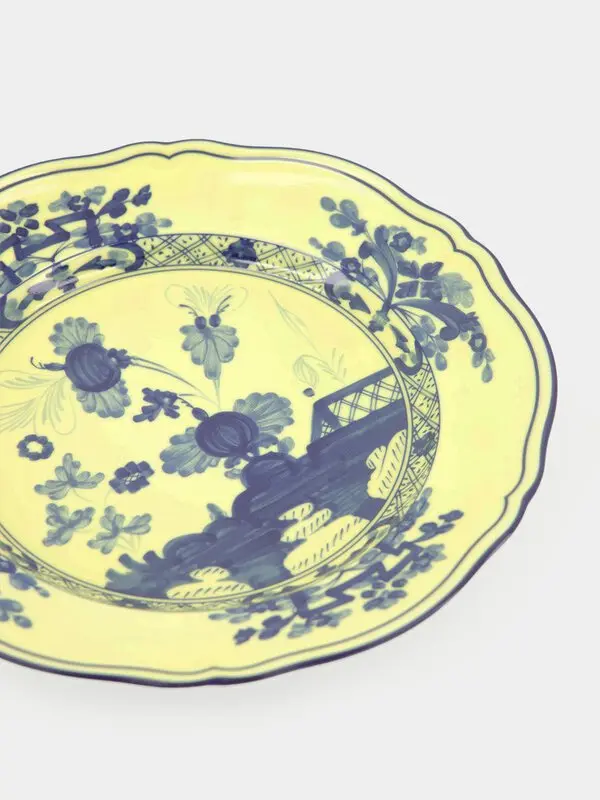 GINORI 1735 Oriente Italiano Citrino Dinner Plate - Yellow