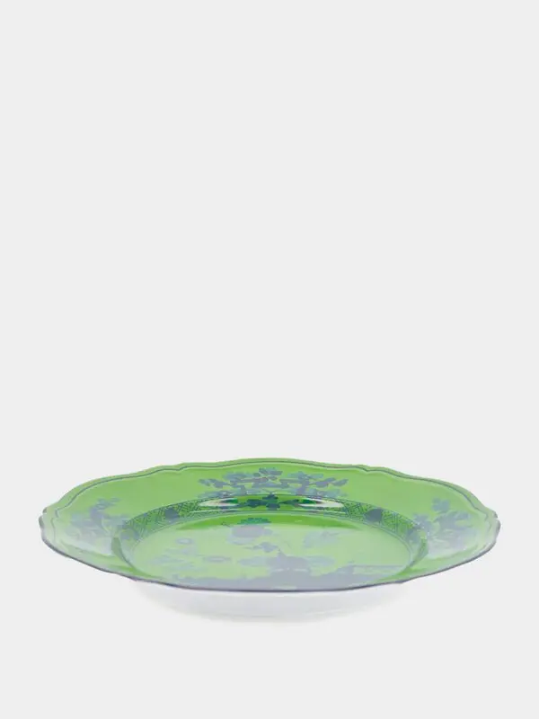 GINORI 1735 Oriente Italiano Malachite Dinner Plate - Green