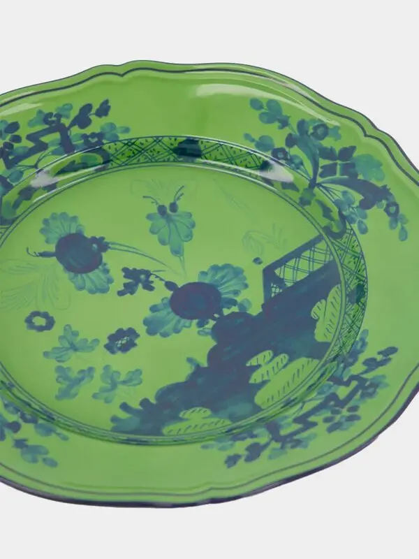 GINORI 1735 Oriente Italiano Malachite Dinner Plate - Green