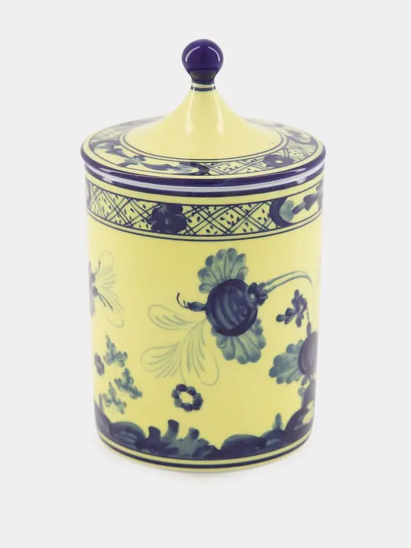 GINORI 1735 Candle With Cover - Yellow