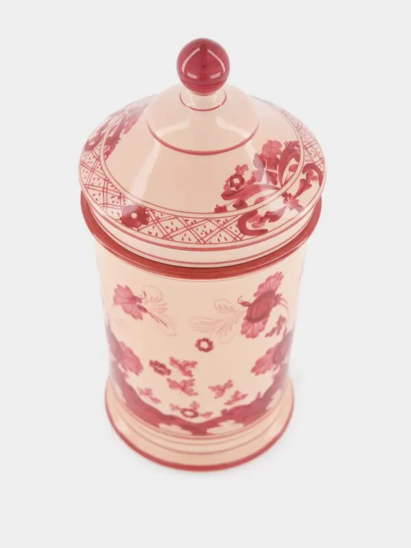 GINORI 1735 Oriente Italiano Pharmacy Vase With Cover