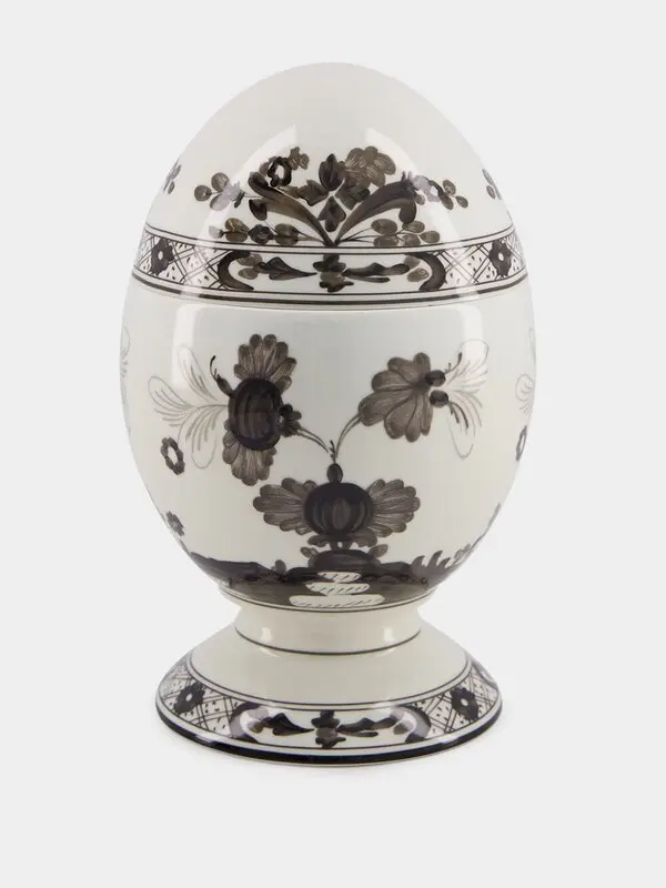 GINORI 1735 Egg Cup With Cover 21cm - White