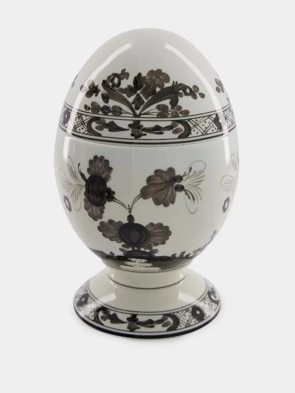 GINORI 1735 Egg Cup With Cover 21cm - White